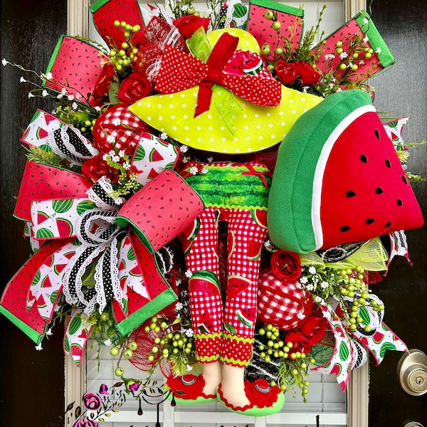 Watermelon Wreath - Etsy