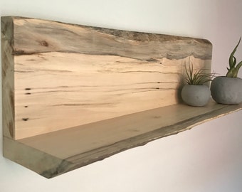 Live edge shelf | Etsy