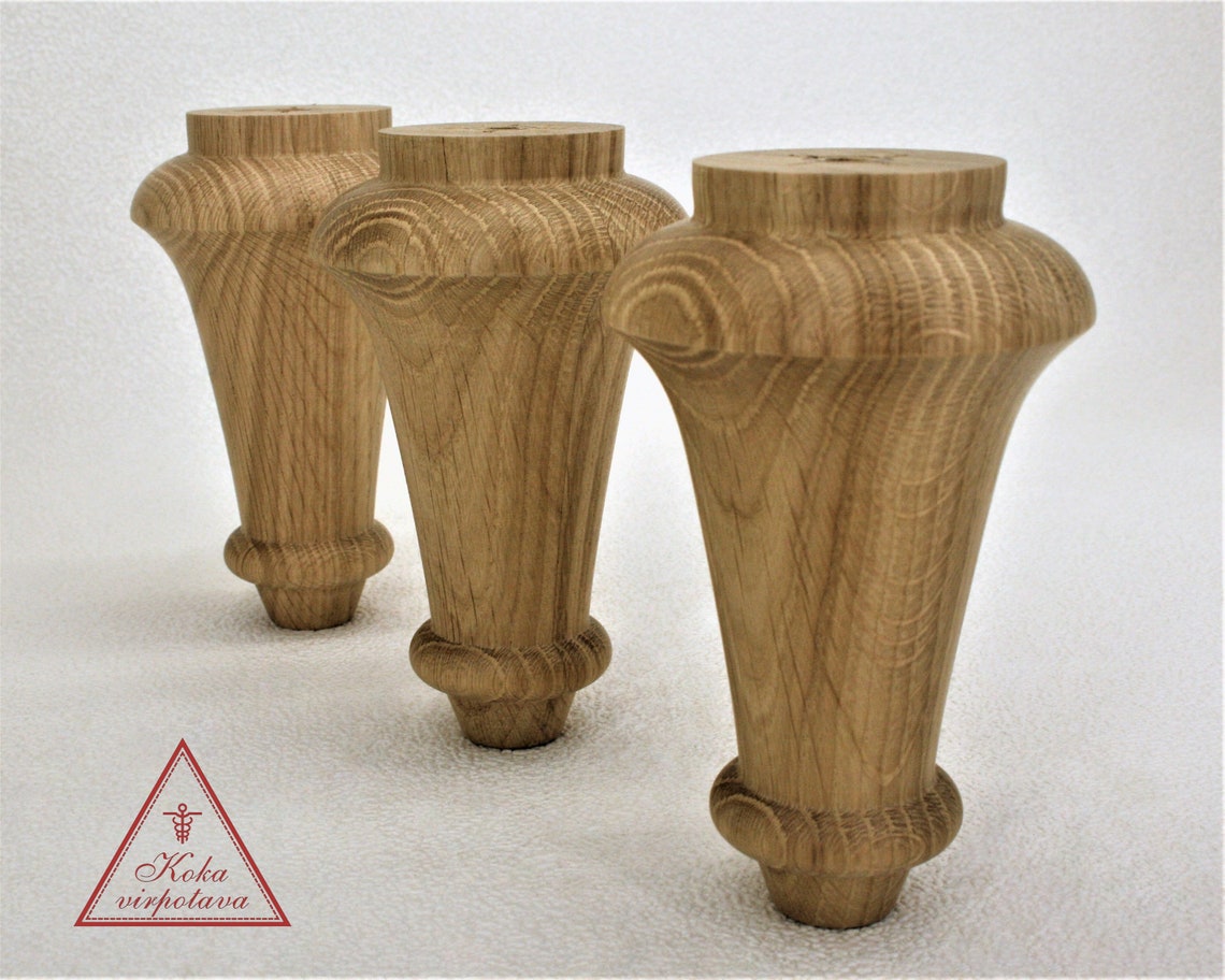 Farmhouse table leg Furniture leg wood Turned wooden leg Sofa | Etsy