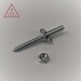 Leg Montage Kit M6 Dowel Leg Fastening Screw M6 Metric Screw Furniture ...