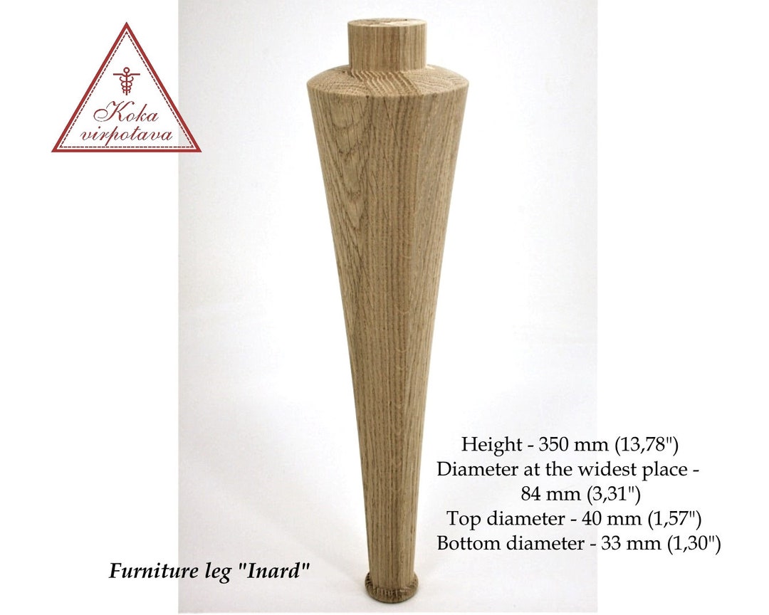 Furniture Leg Wood Cabinet Leg Sofa Leg Farmhouse Table Leg Wooden Leg ...