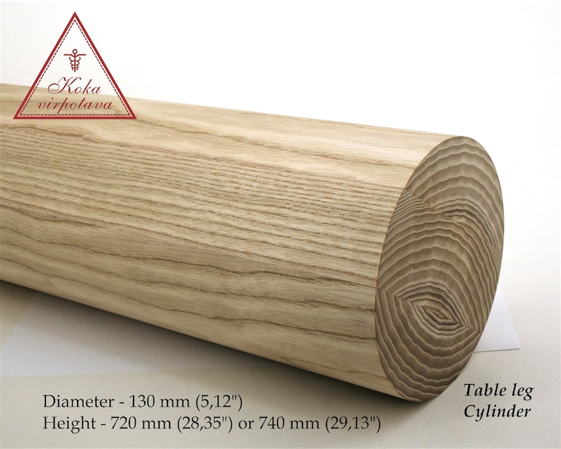 Wooden Cylinder Cylinder Furniture Leg Cylinder Table Leg - Etsy