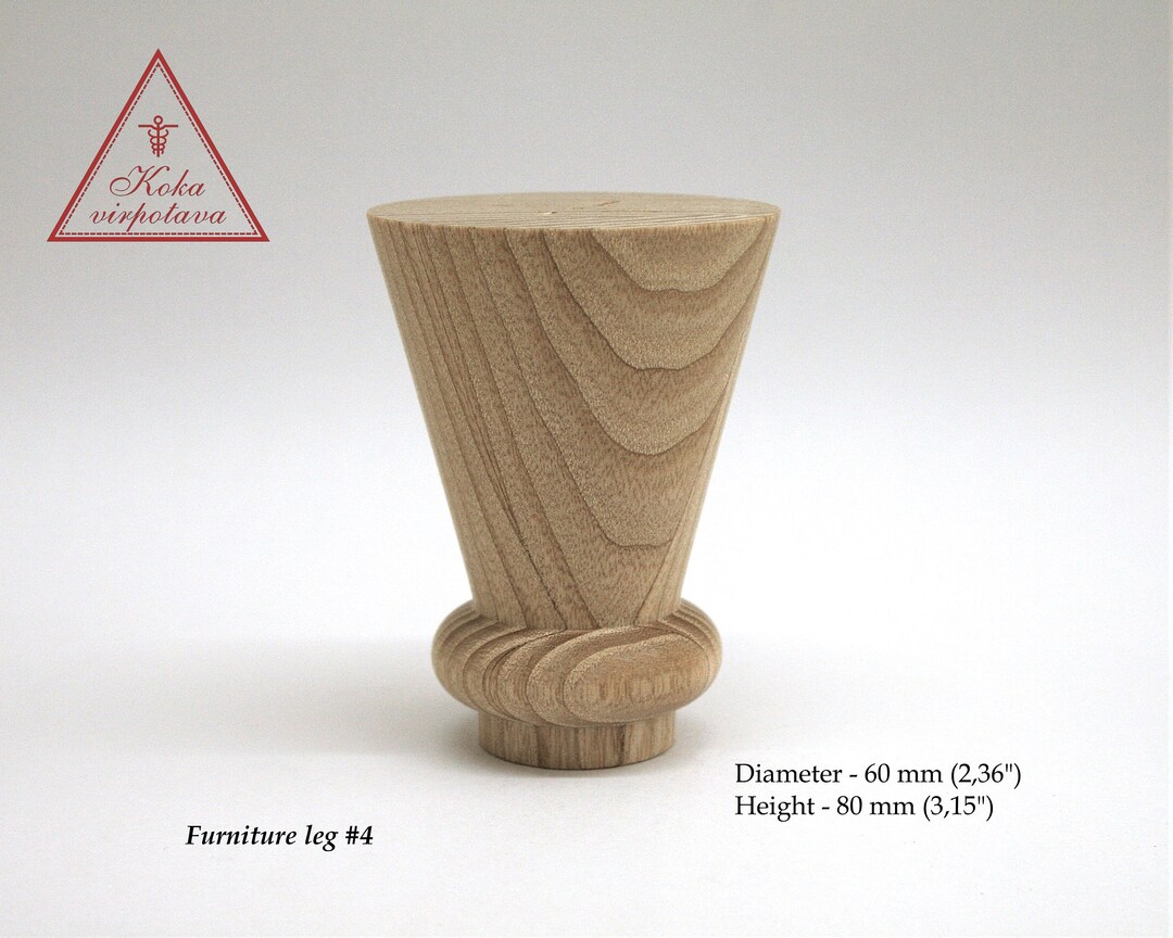 Coffee Table Foot Wood Leg Furniture Leg Turn Wood Leg Cabinet Leg ...