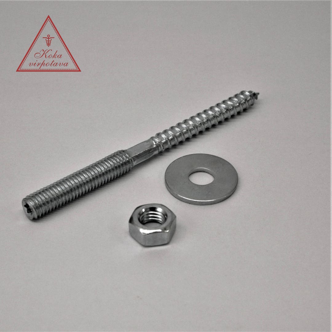 Leg Montage Kit M8 Dowel Leg Fastening Screw M8 Metric Screw Furniture ...