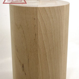 Wooden Cylinder Cylinder Furniture Leg Cylinder Table Leg Large Wood ...