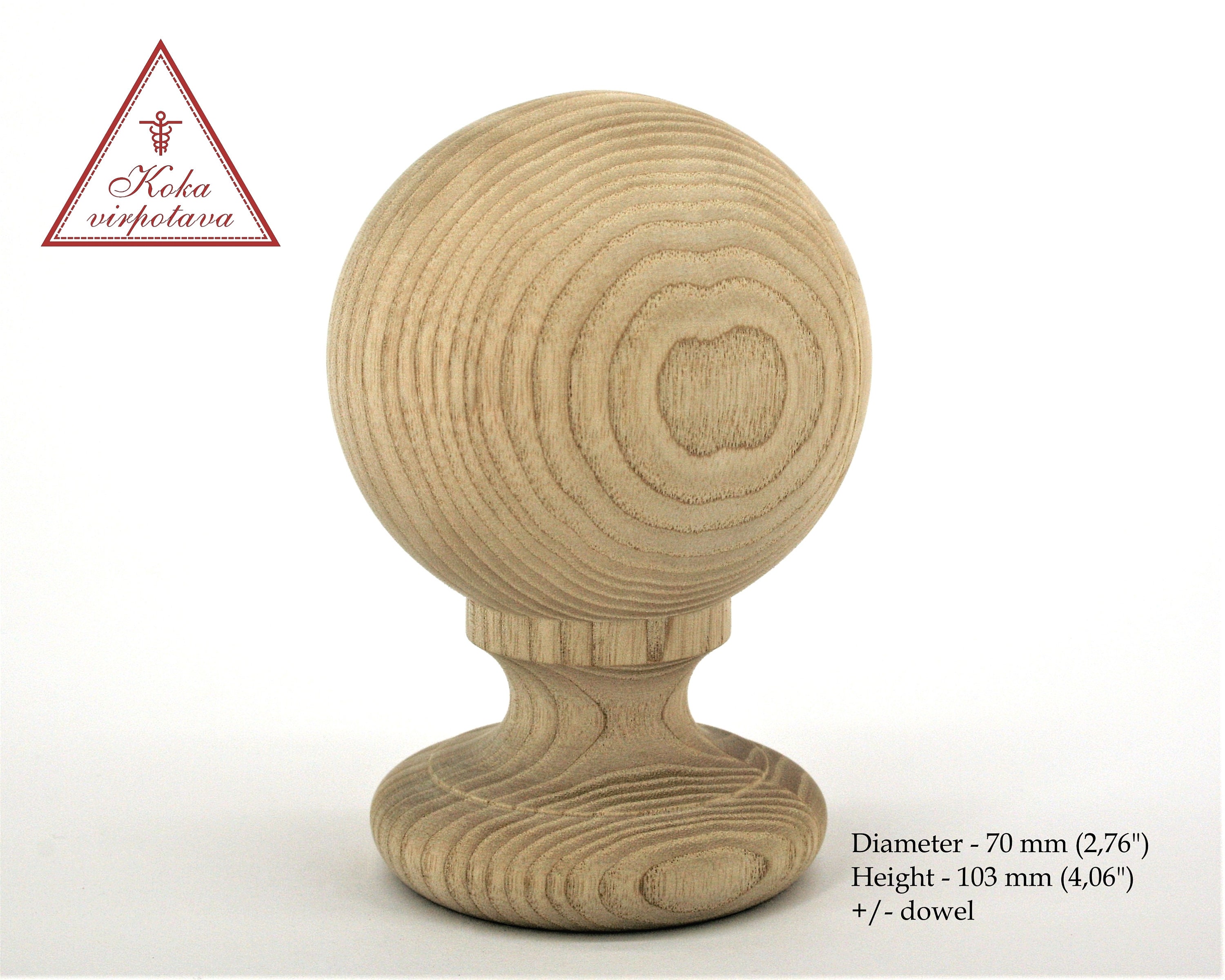 Wood Post Finial Wood Finial Decor Furniture Decor Bed Finial - Etsy