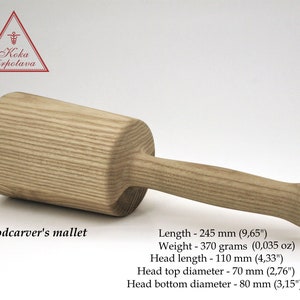 Carving Mallet Wood Hammer Woodworking Mallet Woodcarver Mallet Carving ...