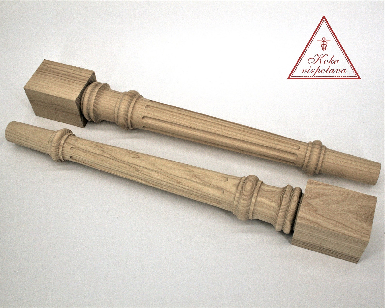 Chair Leg Turned Leg Handmade Wooden Leg Furniture Leg Coffee Table Leg ...