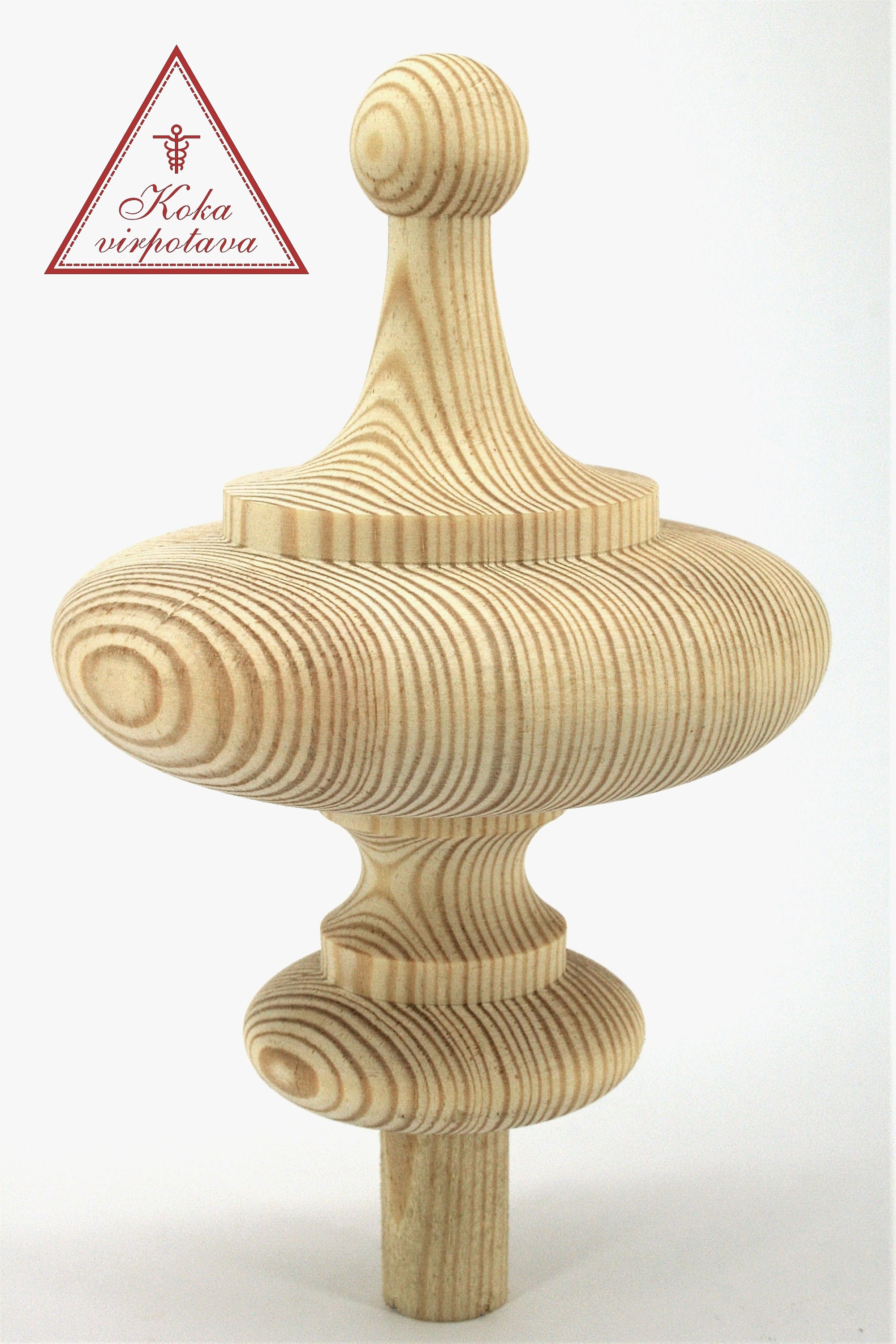 Wood Finial Finial Decor Furniture Decor Furniture Embellishment Wood ...