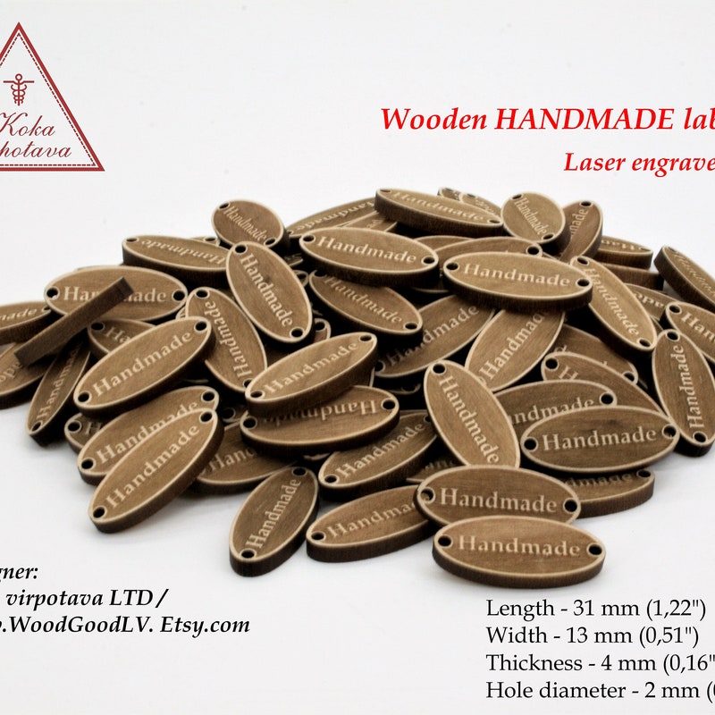 Wooden Tags - Etsy