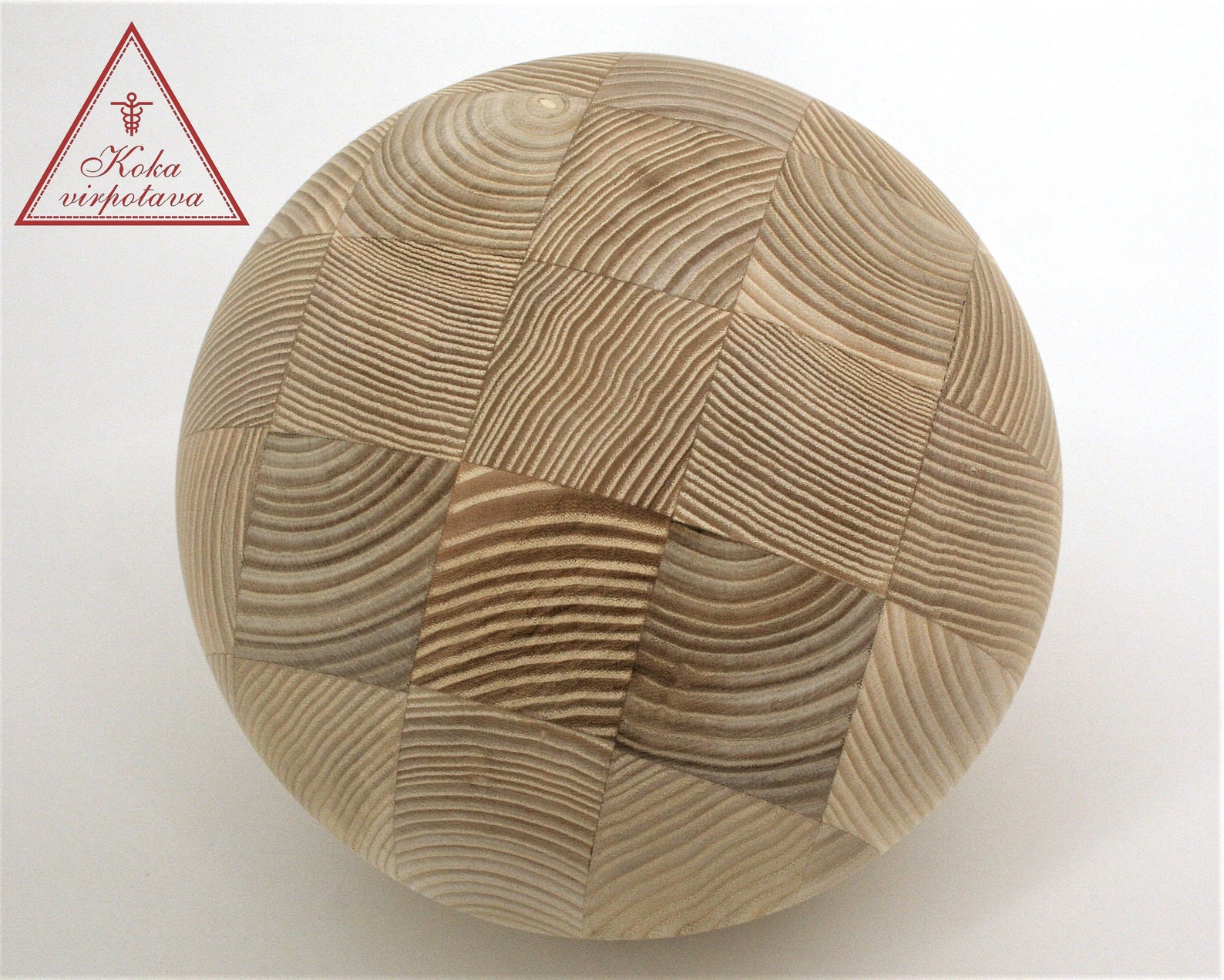 Wood Ball 225 Mm Large Wood Ball Wood Sphere 225 Mm Wood Ball - Etsy