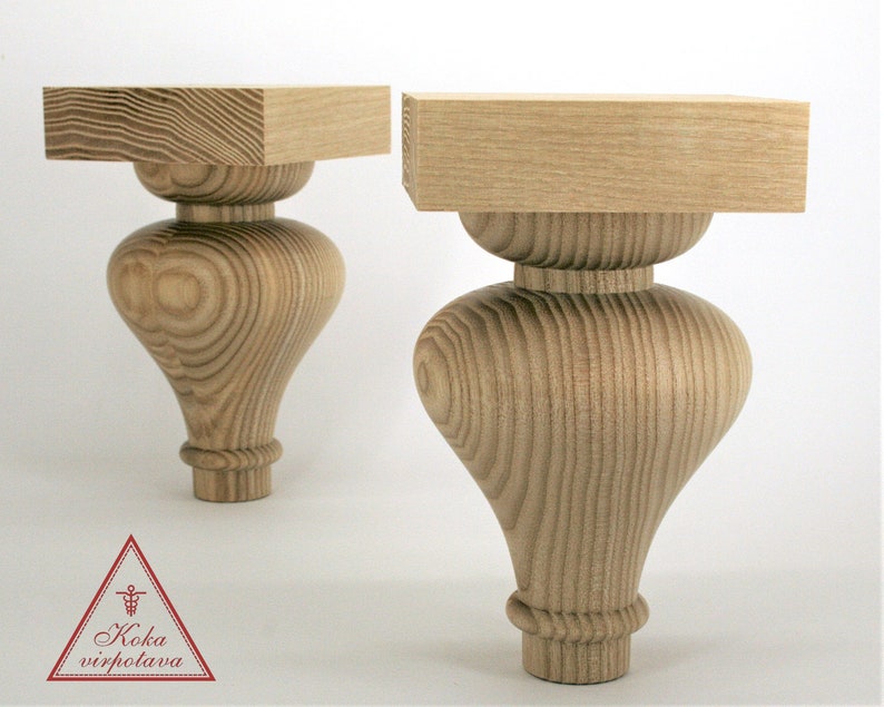 Farmhouse Table Leg Furniture Leg Turn Wood Leg Sofa Leg | Etsy