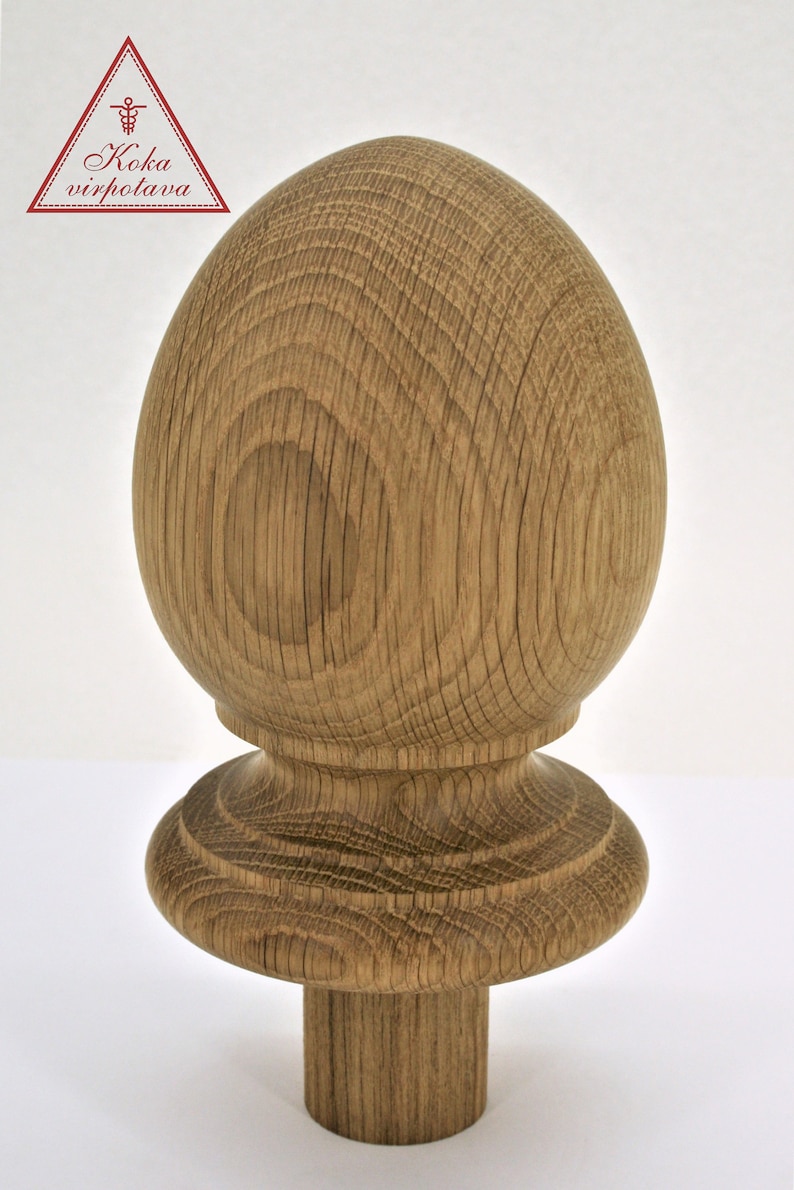 Bed Post Finial Wood Finial Decor Furniture Decor Bed Finial Wood ...