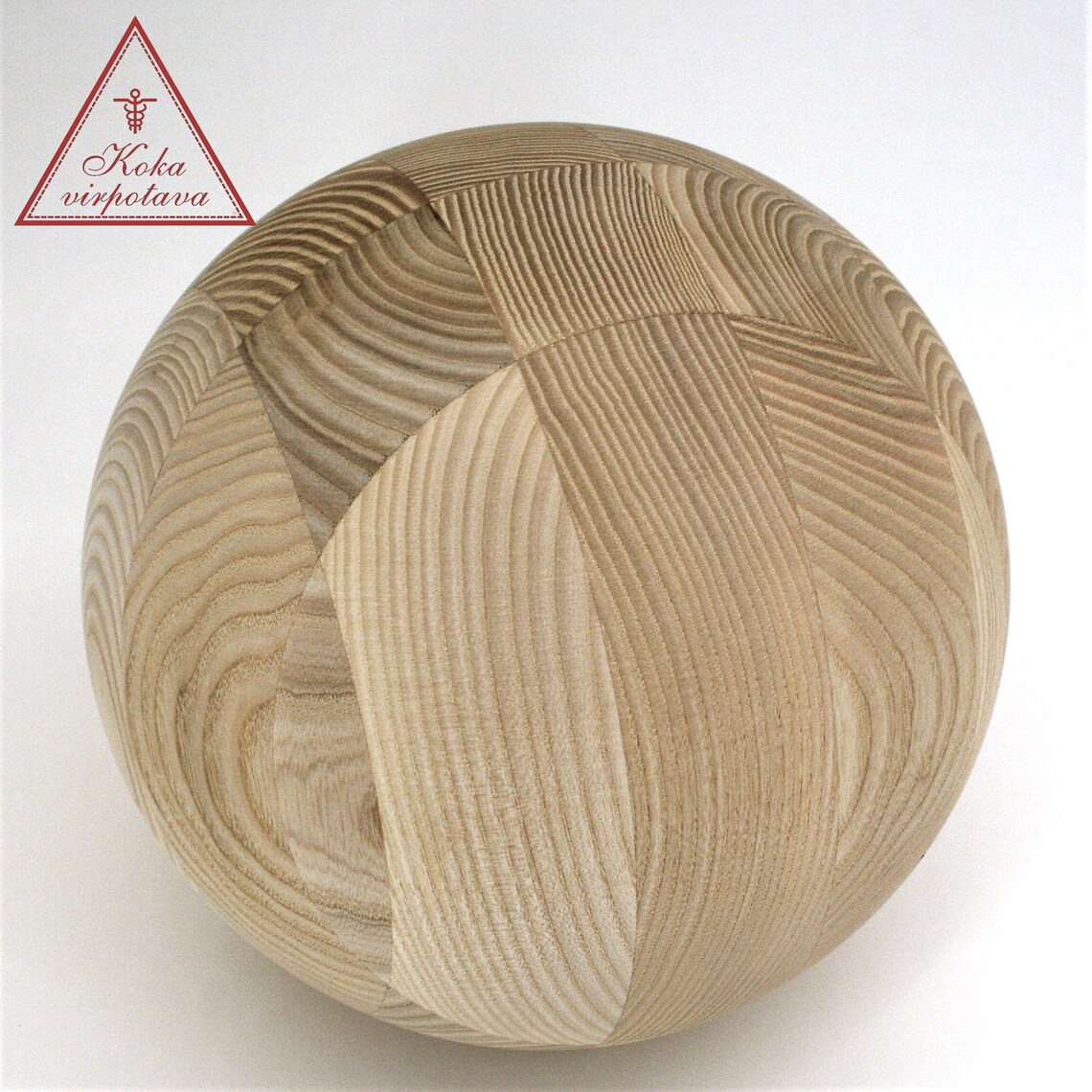 Wood Ball 225 Mm Large Wood Ball Wood Sphere 225 Mm Wood Ball | Etsy