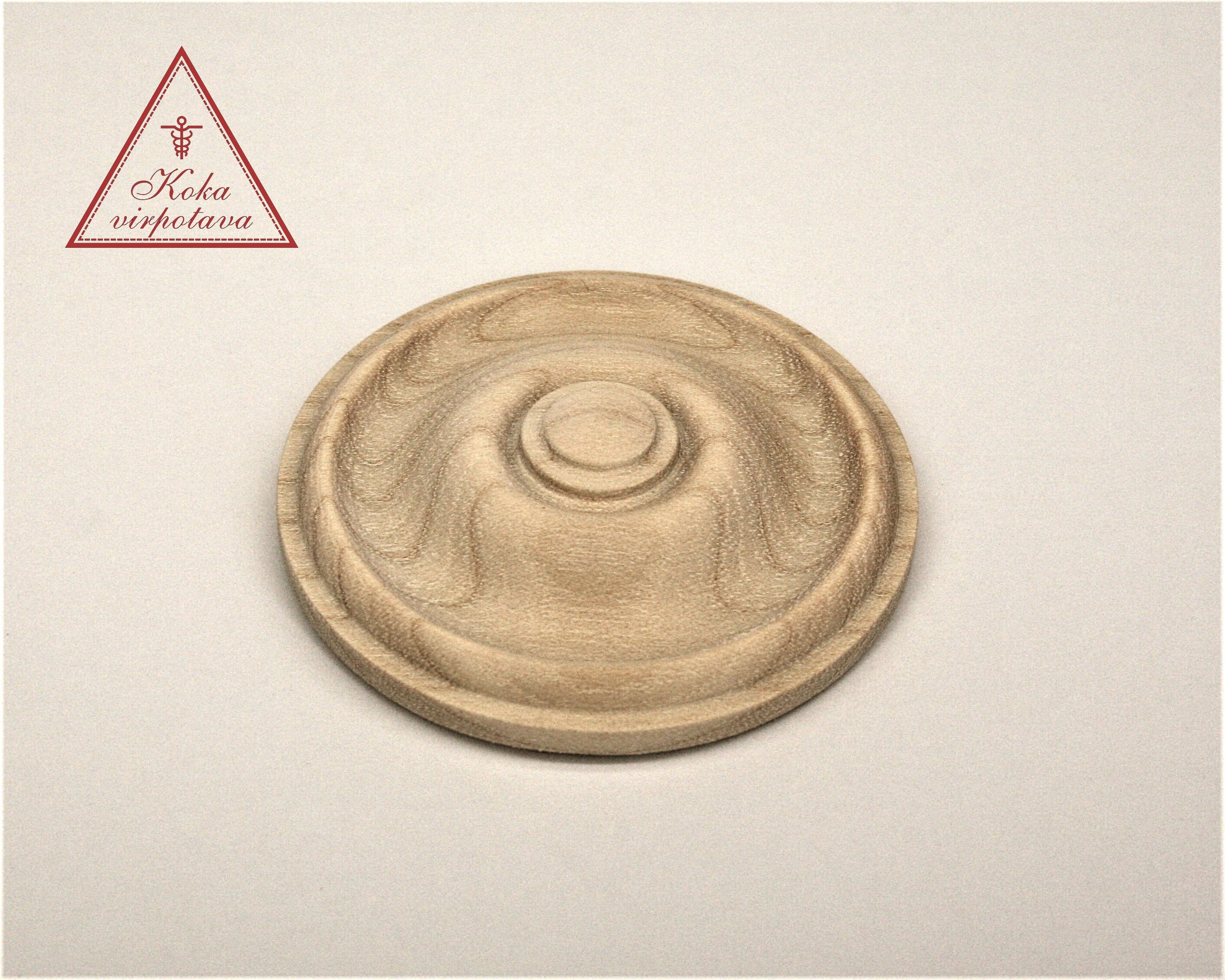 Wood turned decor Furniture rosette Wood rosette Furniture | Etsy