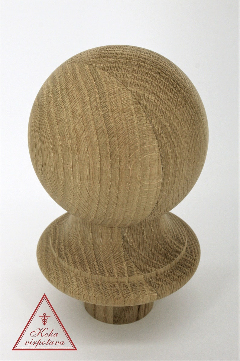 Post Finial Wood Finial Decor Staircase Finial Bed Finial Furniture ...