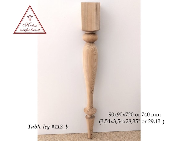 Table Leg Wood Dining Table Leg Farmhouse Table Leg Table Base | Etsy