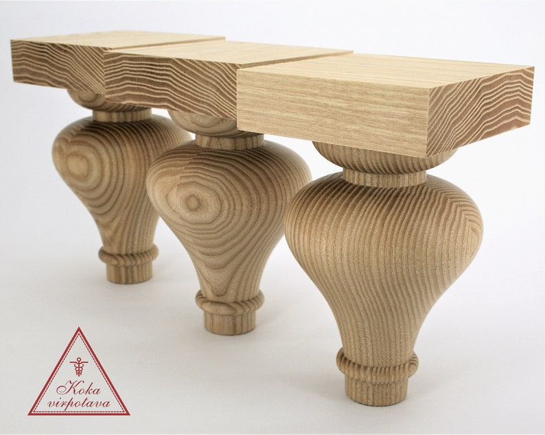 Farmhouse Table Leg Furniture Leg Turn Wood Leg Sofa Leg | Etsy