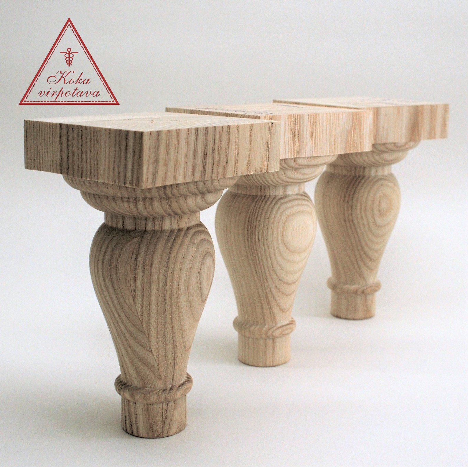 Farmhouse Table Leg Furniture Leg Turn Wood Leg Furniture Foot - Etsy
