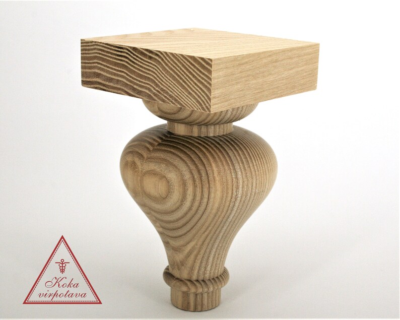 Farmhouse Table Leg Furniture Leg Turn Wood Leg Sofa Leg | Etsy