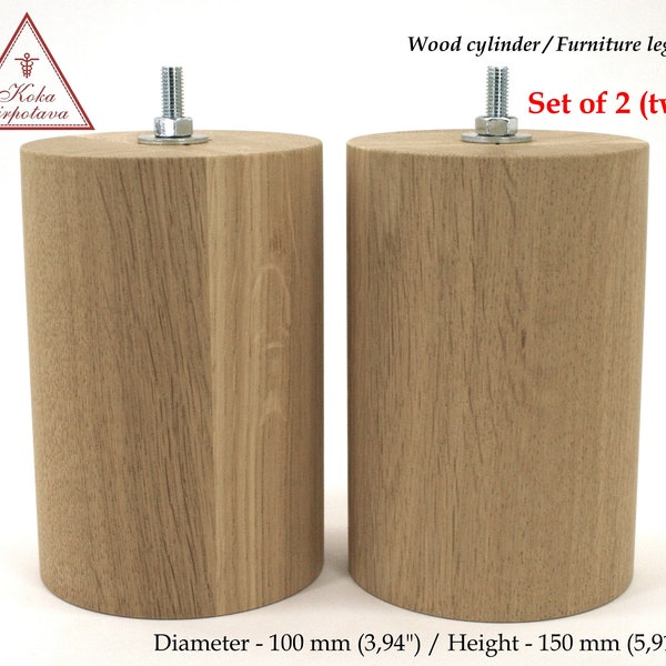 Cylinder Wood Coffee Table - Etsy