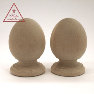 Set of 2 Finials Wood Furniture Finials Bed Finials Staircase Finials ...