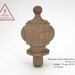 Wood Finial Finial Decor Furniture Decor Furniture Embellishment Wood ...