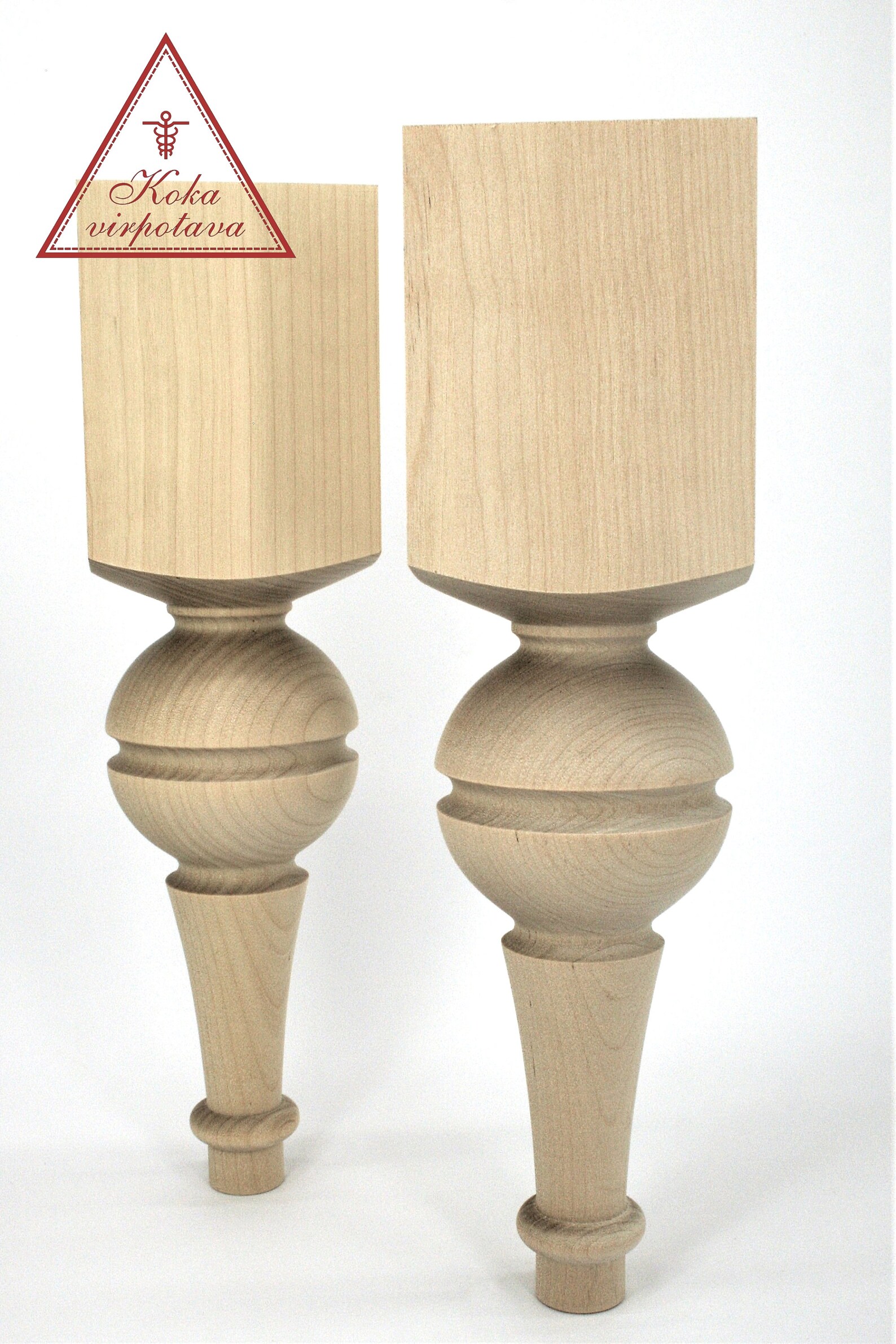 Furniture Leg Turned Wooden Leg Sofa Leg Table Leg Wood | Etsy