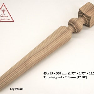 Chair Leg Turned Leg Handmade Wooden Leg Furniture Leg Coffee Table Leg ...