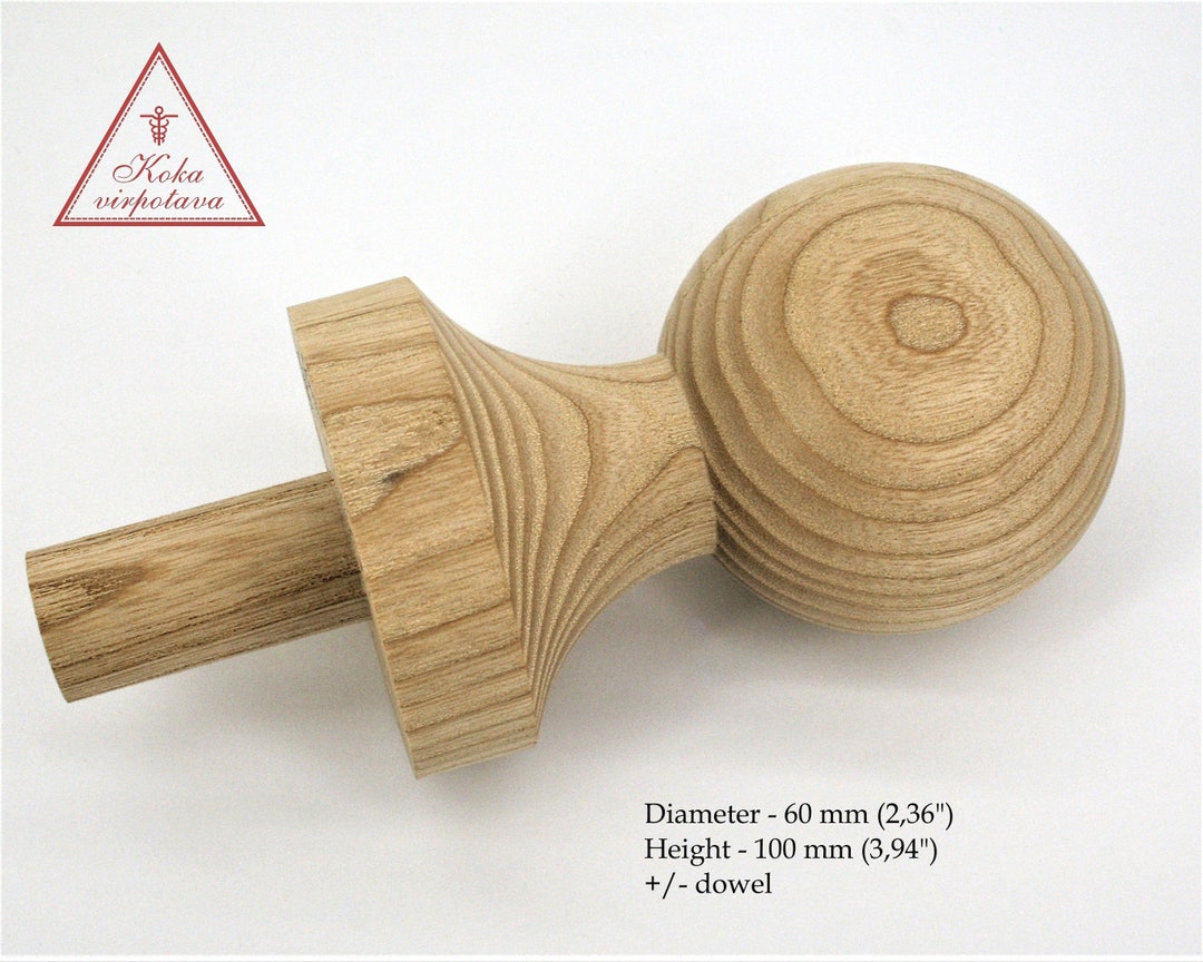 Bed Finial Wood Finial Decor Furniture Decor Wood Finial Furniture ...