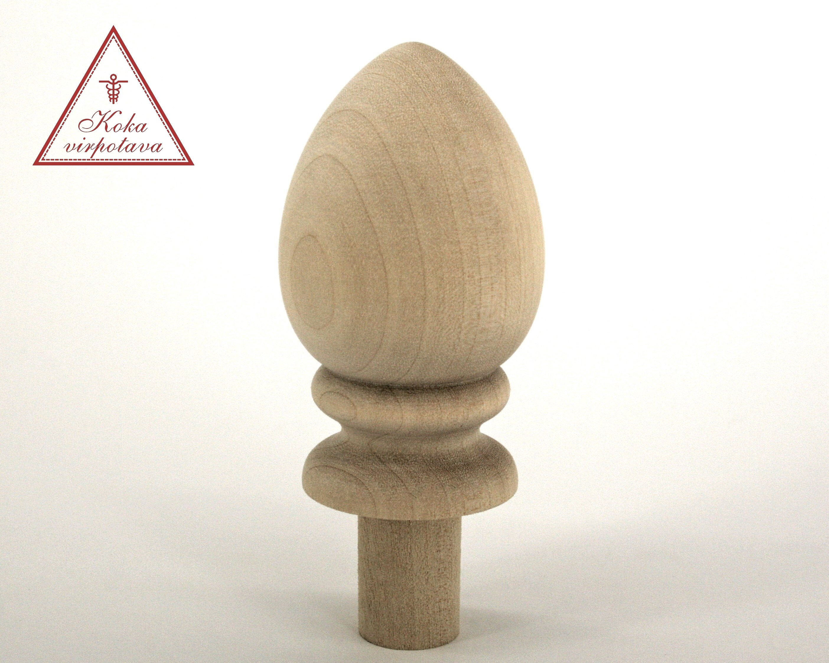 Wood Finial Clock Finial Wood Finial Decor Furniture Decor - Etsy UK