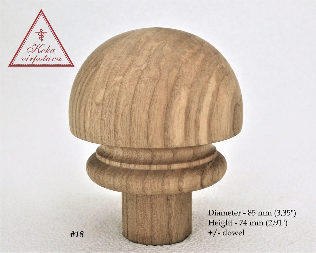 Finial Wood Furniture Decor Bed Finial Wood Finial Decor Staircase ...