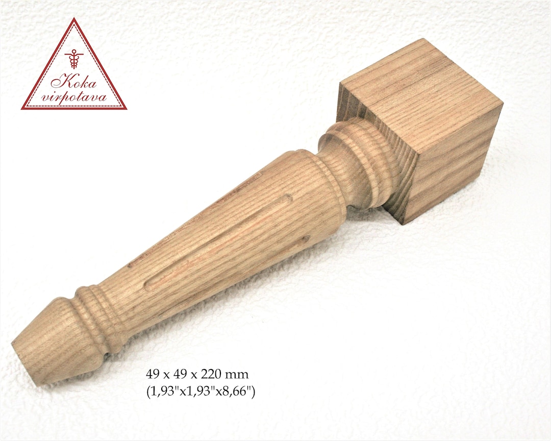 Wood Leg Wood Furniture Leg Turned Wood Leg Wood Coffee Table Leg ...