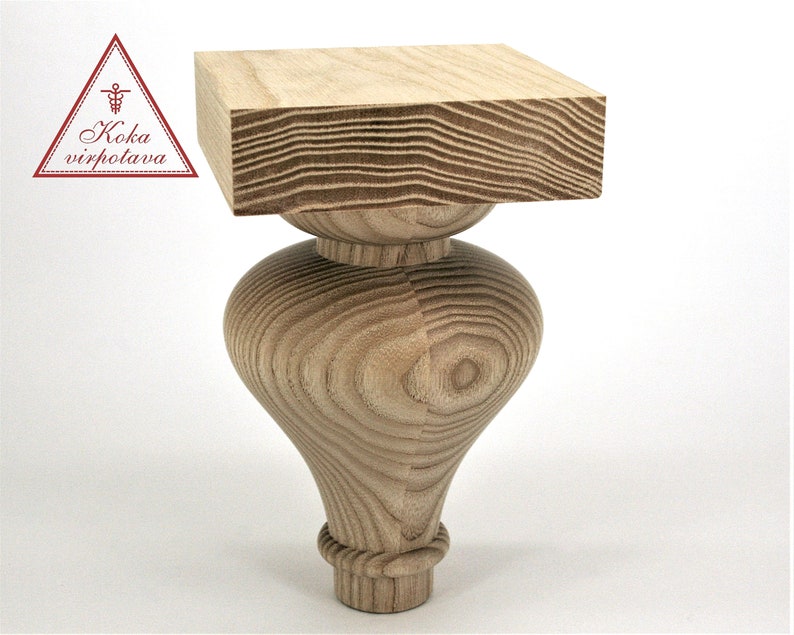 Farmhouse Table Leg Furniture Leg Turn Wood Leg Sofa Leg | Etsy