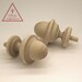 Set of 2 Wood Finials Finial Decor Furniture Decors Furniture ...