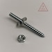 Leg Montage Kit M6 Dowel Leg Fastening Screw M6 Metric Screw Furniture ...