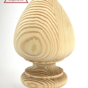 Finial Decor Furniture Decor Bed Finial Wood Staircase Finial ...