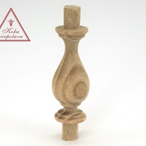 Set of Four Small Balusters Small Wood Spindles Furniture Baluster ...