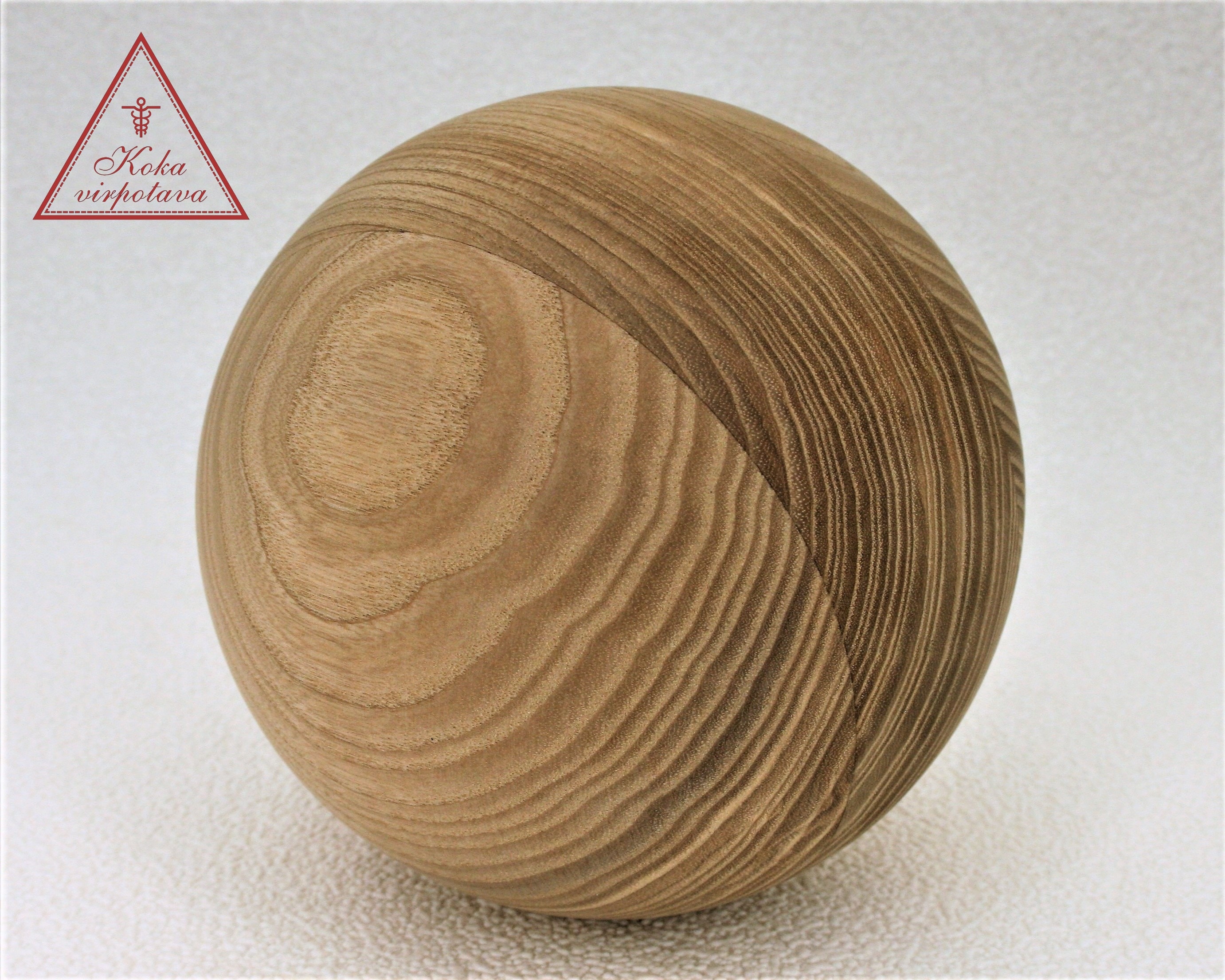 Wood Ball 120 Mm Large Wood Ball Wood Sphere 120 Mm Wood Ball - Etsy
