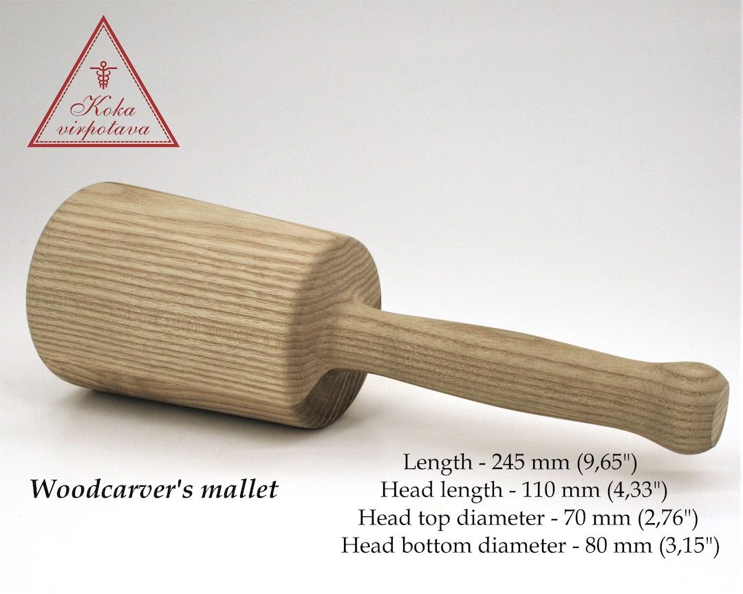 Carving Mallet Wood Hammer Woodworking Mallet Woodcarver Mallet Carving ...