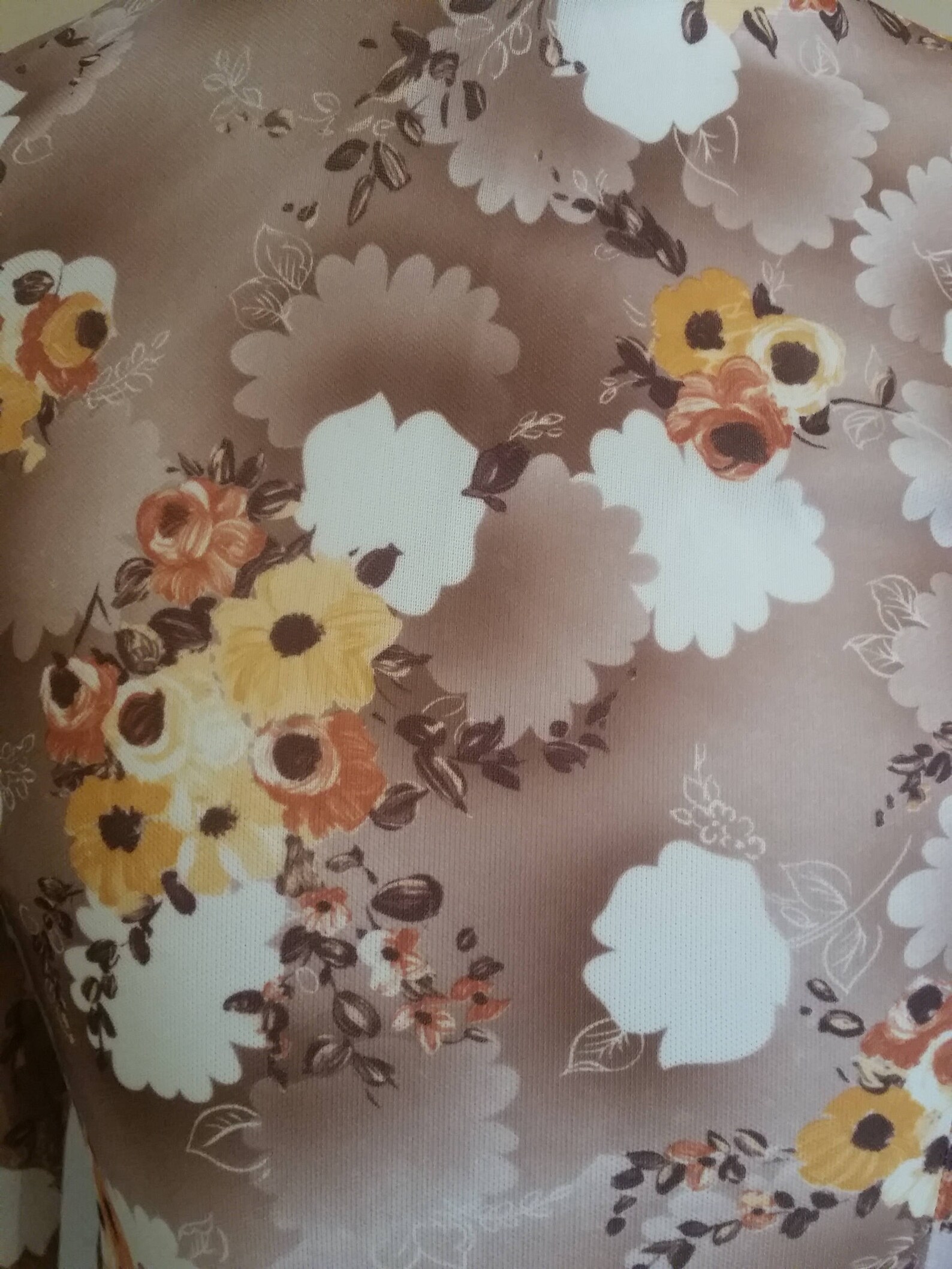 1960s High Neck Crimplene Top - Etsy