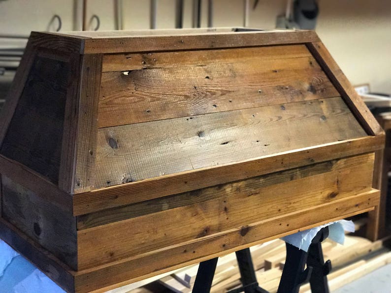 Antique Barnwood Vent Hood - Etsy