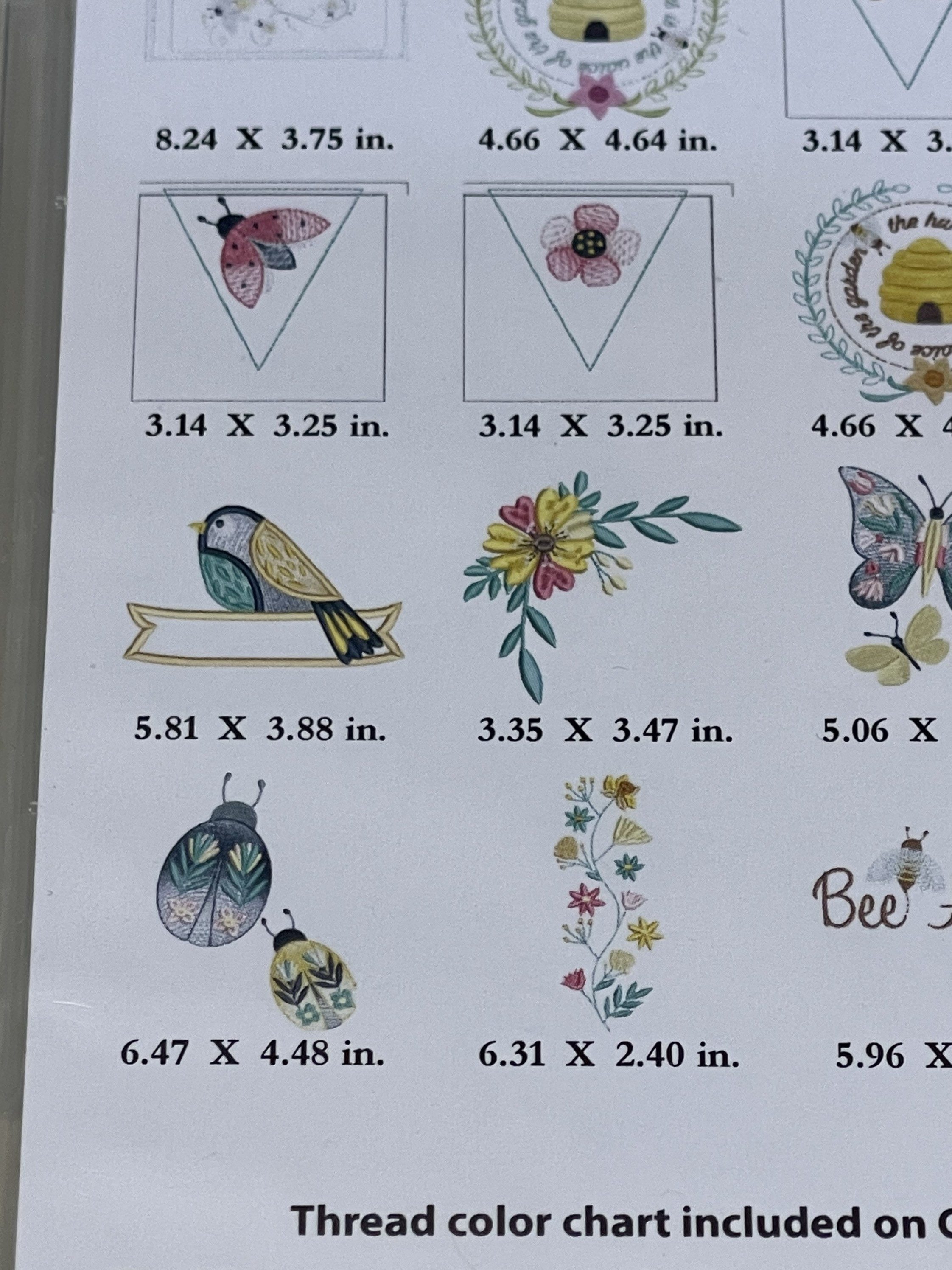 Sewing & Fiber OESD Garden Party Embroidery Design Disc Sewing ...