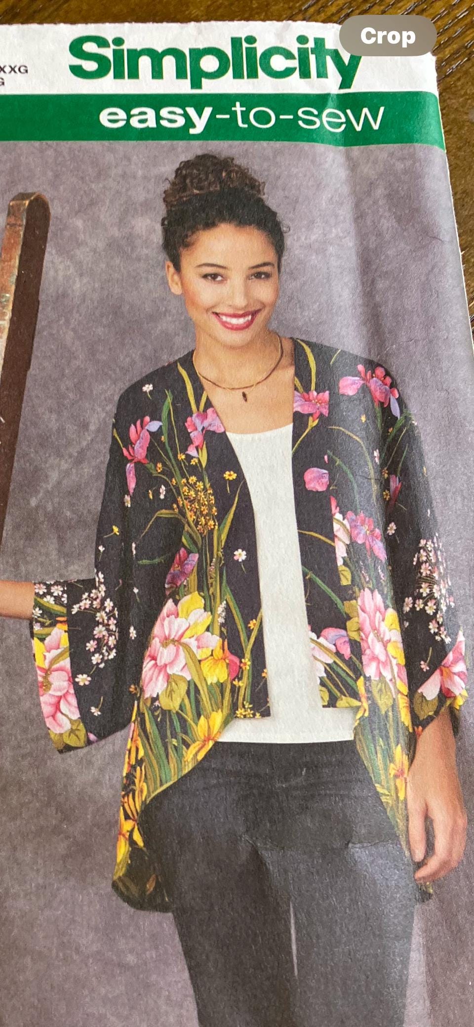 Simplicity “EASY SEW” Kimono Jacket Pattern Number 1318-A Size Xxs-xxl ...