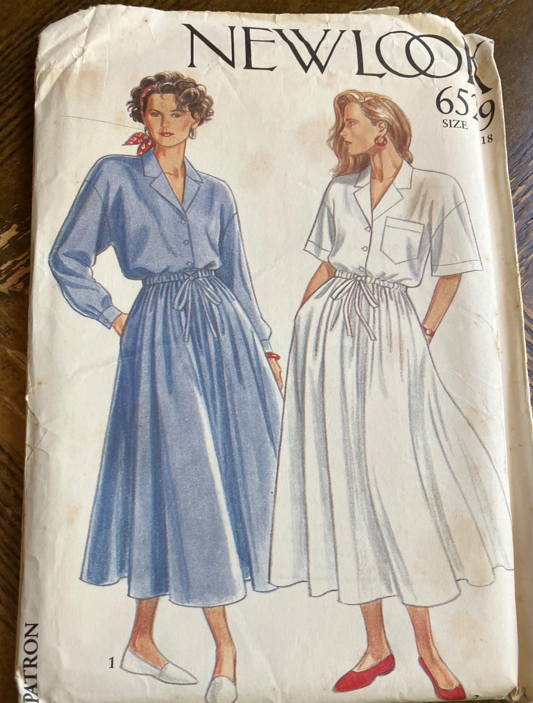 New Look 6529 “7 Sizes in One” Pattern for Shirt Dress - Etsy