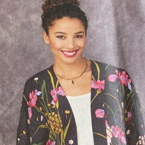 Simplicity “EASY SEW” Kimono Jacket Pattern Number 1318-A Size Xxs-xxl ...