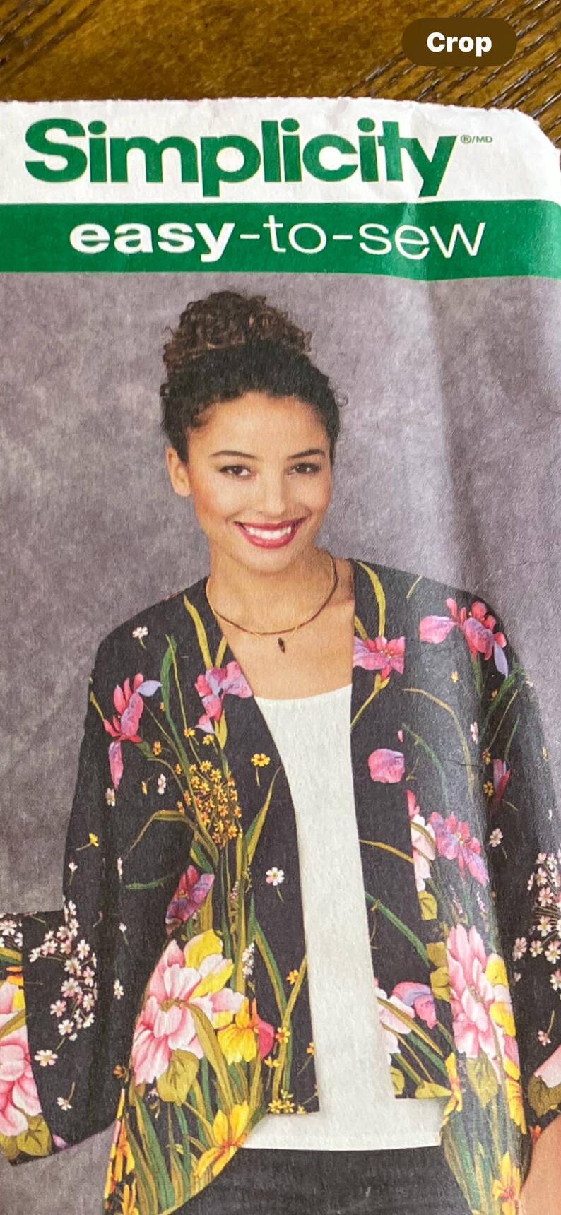 Simplicity “EASY SEW” Kimono Jacket Pattern Number 1318-A Size Xxs-xxl ...