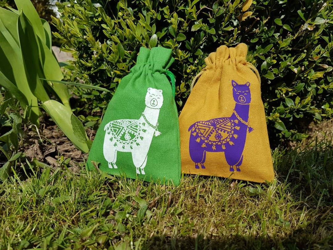 Small Pouch -alpaca - Bag for Little Things or Presents Kleines ...