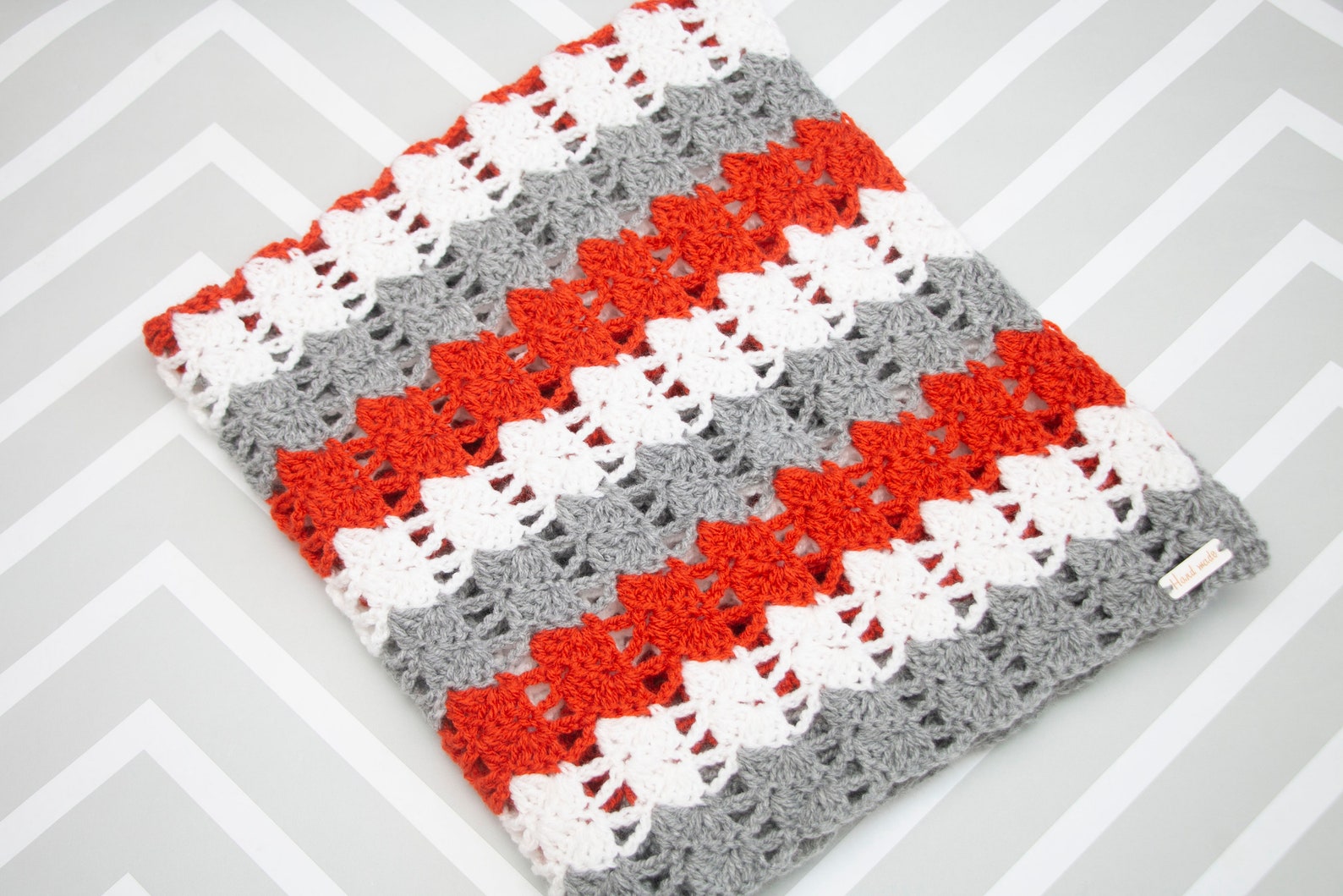 Easy Beginner Crochet blanket pattern PDF Instant download | Etsy