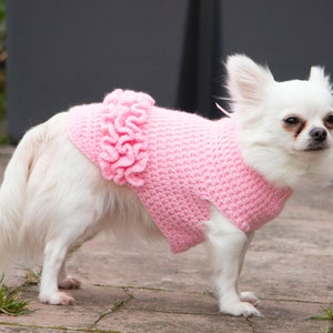 3 Sizes Crochet Dog Tutu in DK Yarn **PDF Instant Download** Pattern ...